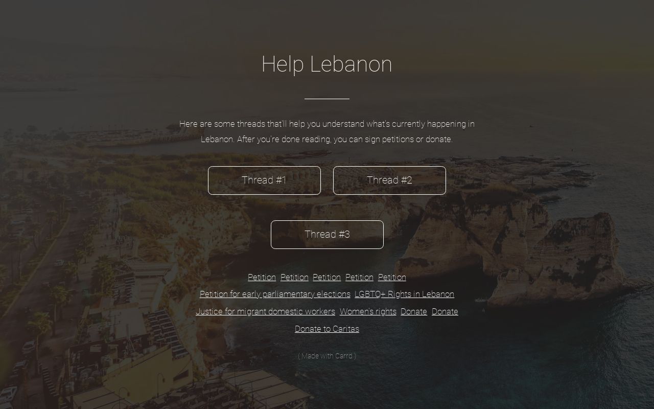 Help Lebanon
